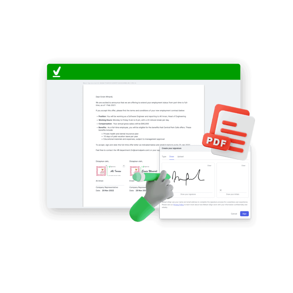 Tanda Tangan PDF Online, Mudah dan Gratis! - Mekari Sign
