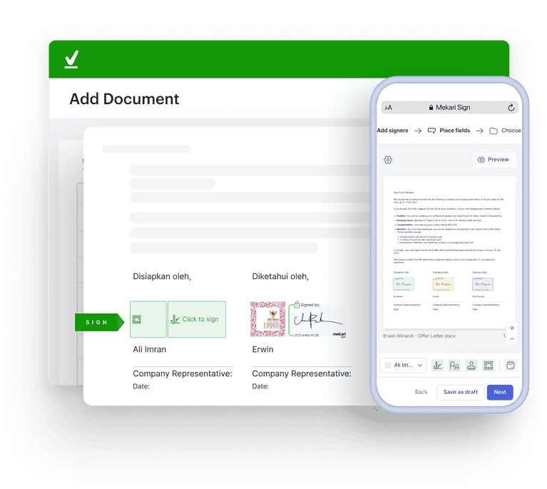 Mekari Sign: Official Partner of Electronic Signature & eMeterai