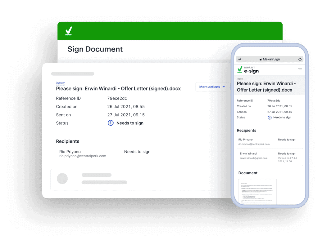 Free Online Signature Maker - Mekari Sign