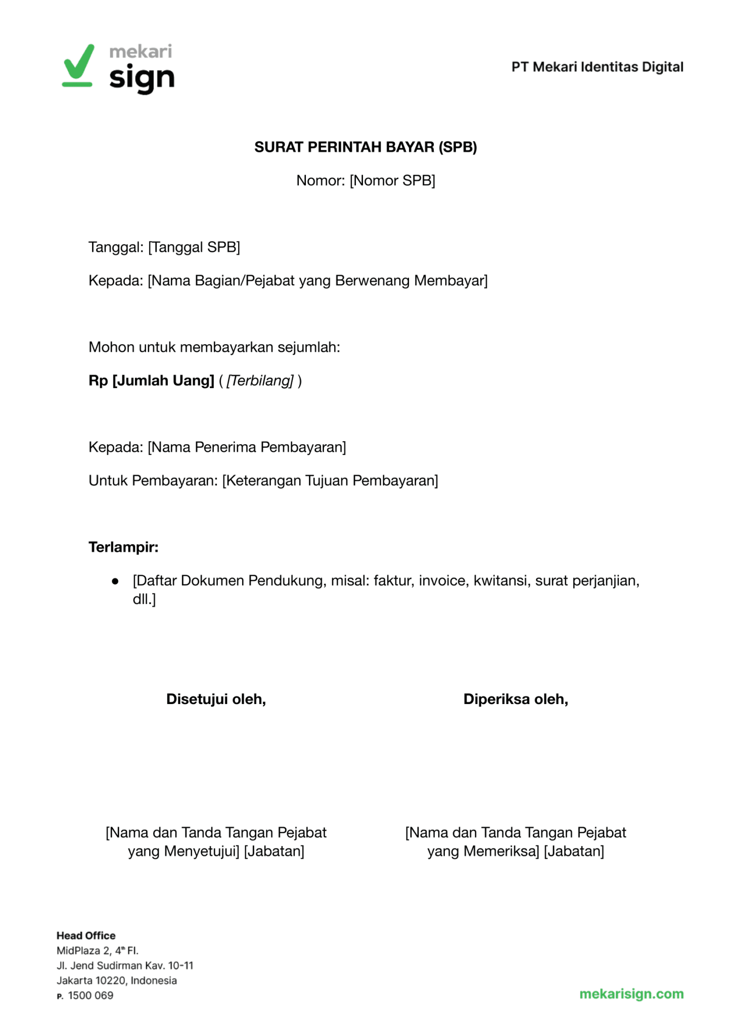 Apa itu Surat Perintah Membayar? Ini Format dan Contohnya
